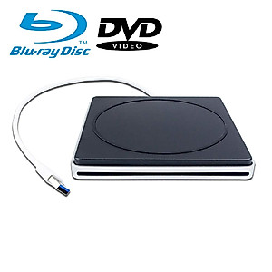 External 3D Blu-ray and DVD CD Players USB 3.0 SuperDrive Optical Drive for Apple iMac 27 21.5 Inch Mac Pro Book 2019 2020 2021 2022 Desktop Computers PC, Dual Layer 8X DVD+-RW DL 24X CD Writer