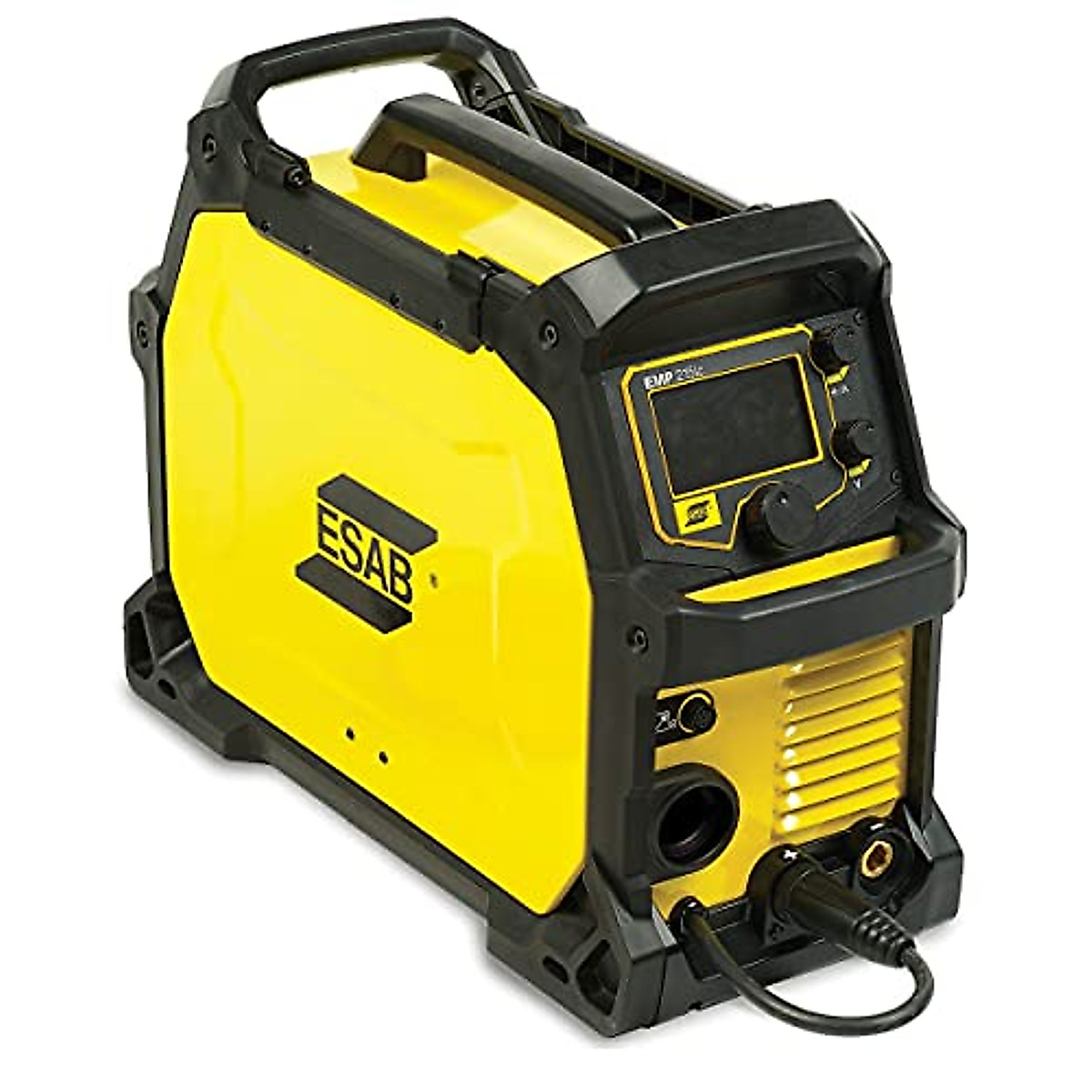 ESAB 0558102240 Rebel EMP 215IC Multi-Process MIG/TIG/Flux/Stick Welding System, sMIG Technology, 4.3" Screen, Victor Gas Regulator, TWECO Fusion 180 MIG Gun, TIG Torch and Electrode Holder