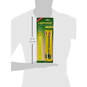 Coghlan's Lightsticks, Yellow, 2-Pack
