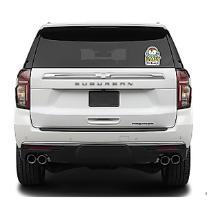 Shop A Thing Baby on Board Sticker - Decal Stickers for Car - Cute Baby Boy On Board Sticker (7x5Inches) ST -010