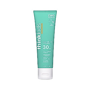 THINKBABY Kids Clear Zinc Sunscreen Spf 30, 89 ML