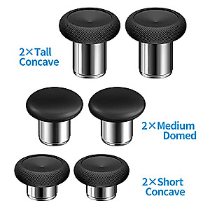 Elite Controller Thumbsticks Replacement – 6 in 1 Original Swap Magnetic Analog Thumb Sticks Set Joystick Parts Repair Accessories Kit for Xbox One Elite Controller Series 1 (Model 1698)
