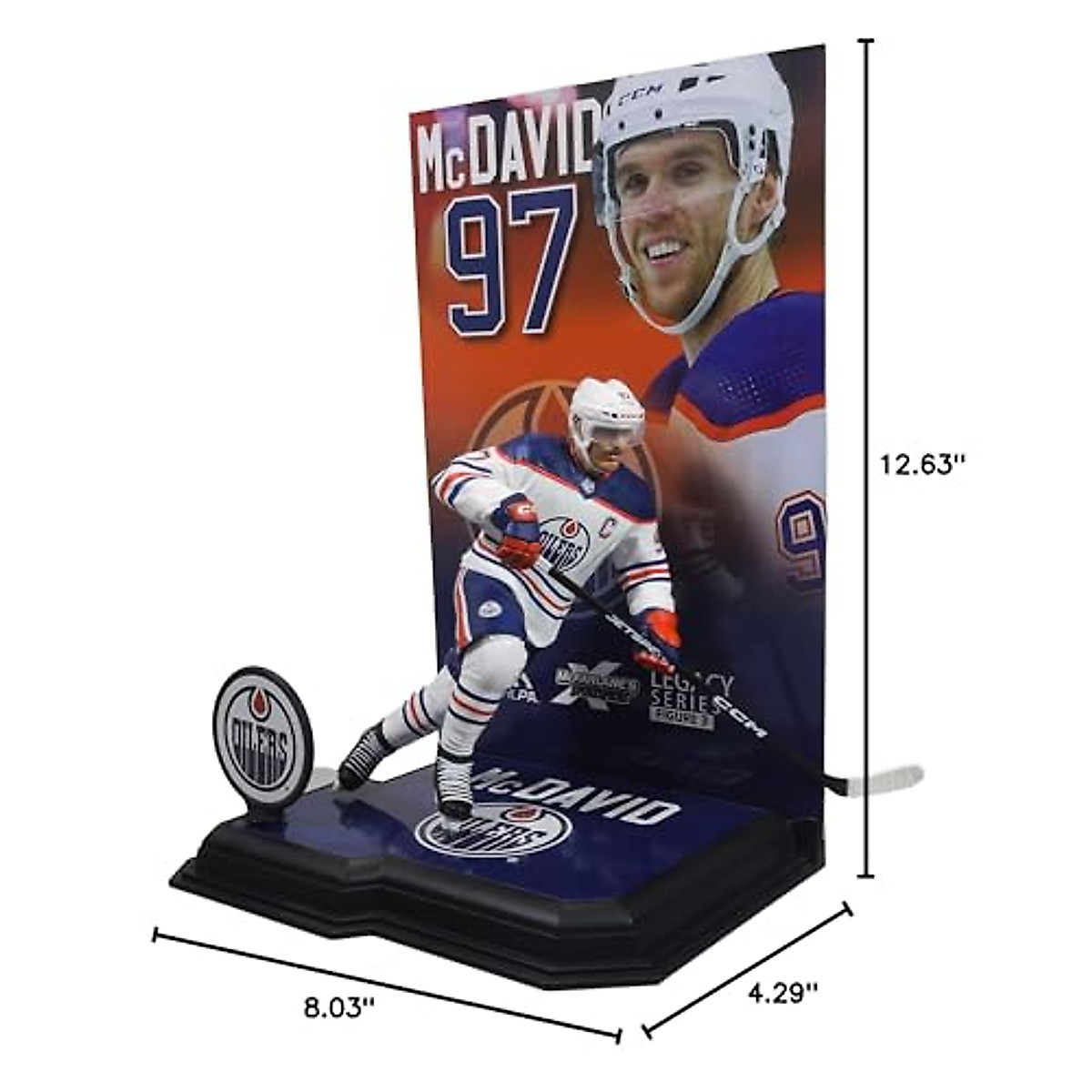 McFarlane Toys - Connor McDavid (Edmonton Oilers) NHL 7in Posed Figure McFarlane's SportsPicks