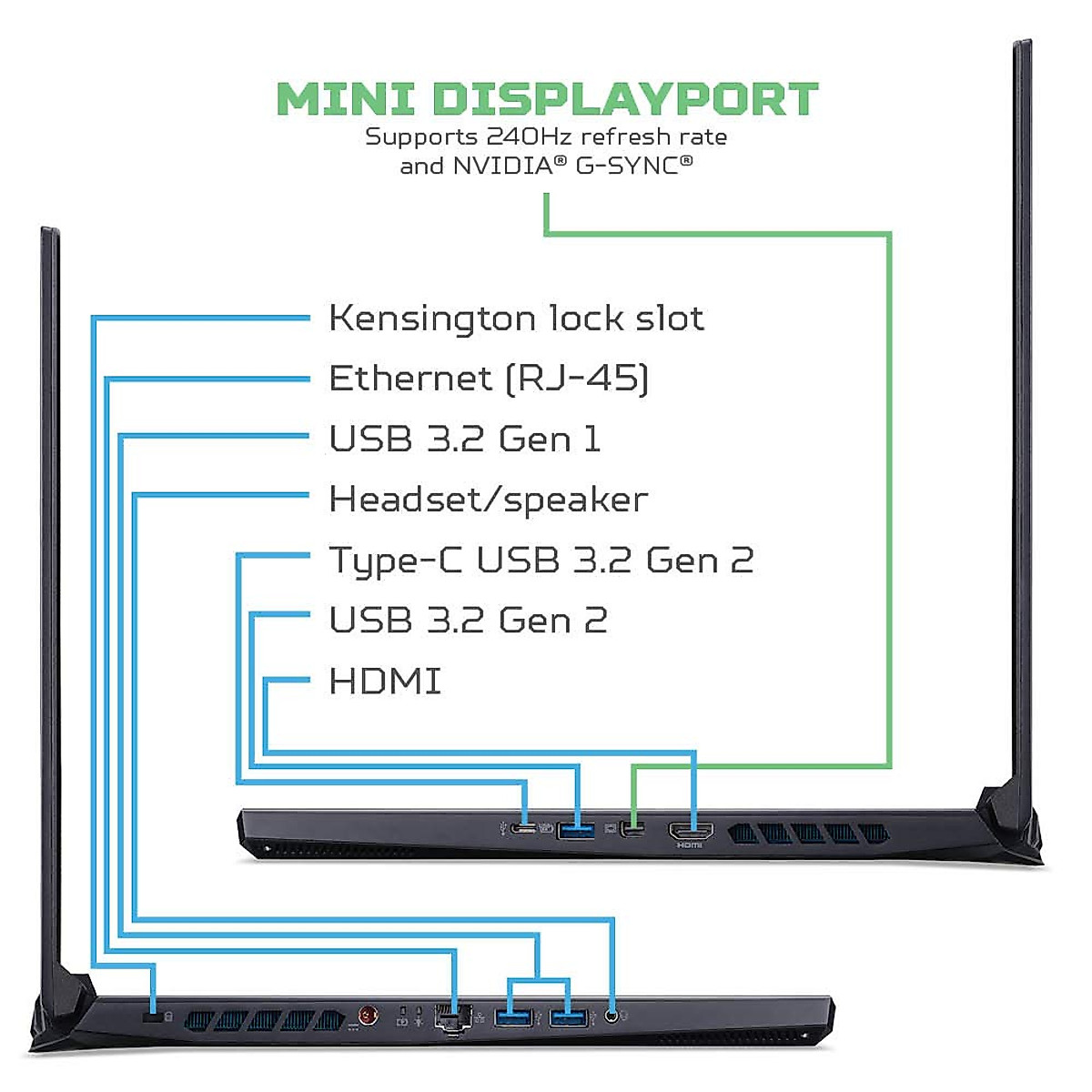 Acer Predator Helios 300 Gaming Laptop, Intel i7-10750H, NVIDIA GeForce RTX 2070 Max-Q 8GB, 17.3" FHD 144Hz 3ms IPS Display, 16GB Dual-Channel DDR4, 1TB NVMe SSD, WiFi 6, RGB Keyboard, PH317-54-70Z5