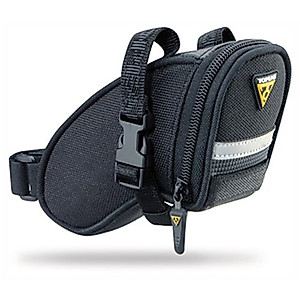 Topeak Aero Wedge Seat Bag - Strap-on, Micro, Black