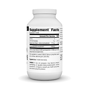 Source Naturals Vegetarian Glucosamine, Promotes Healthy Joints* 750 mg Tablet - 240 Count