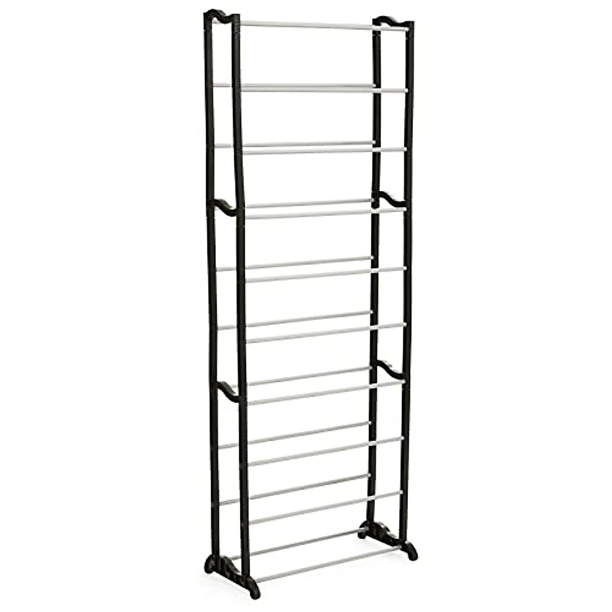 Metal Shoe Rack - 10 Tier Storage for Bedroom or Closet - Holds up to 30 Pairs