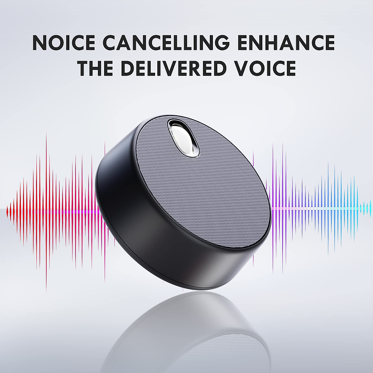 ROFALL USB Computer Speakers with Microphone, PC Laptop Speaker with Mic, 2 Sound Modes, Hand Free Enhanced Voice Pick up, Compatible with Zoom for Personal Call and Home Office Meeting