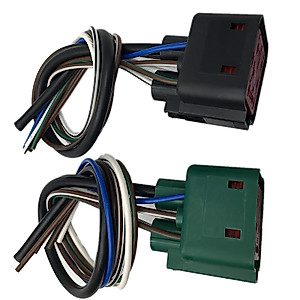 SET 2 FOR 6.0 6.4 7.3 Powerstroke Diesel Glow Plug Control Module GPCM Pigtail Connector 4C3Z-12B568-AA YC3Z-12B533-AA DY876 YC3Z12B533AA