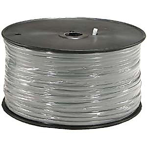 InstallerParts 1000 Ft 6 Conductor Silver Satin Modular Cable Reel 28AWG