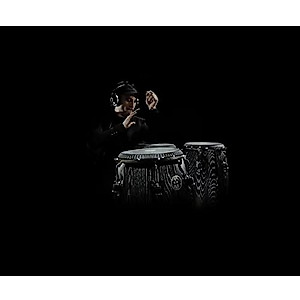 Meinl Percussion Head by REMO for Select Meinl Congas with SSR Rims-Made in USA-11 Skyndeep, Black Calfskin (RHEAD-11BK)