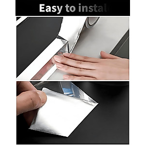 Thicker Aluminum Foil Tape 2inch x 50 Feet Foil Thick of 4mil Industrial Grade HVAC Metal Tape Heavy Duty Silver Duct Tape for Sealing& Insulation Ductwork, Exhaust Pipe, Air Vents, AC, Dryer, Furnace