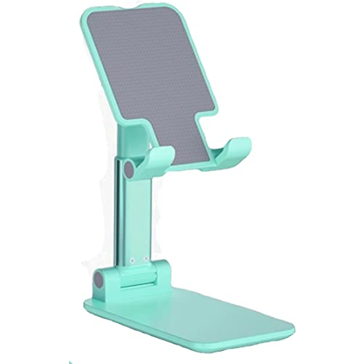 Cell Phone Stand, Adjustable Angle and Height of Desktop Phone Stand, Stable Non-Slip Design Compatible with All Mobile Phones, iPhone, iPad, Tablet PC (Mint Green)