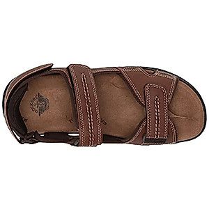 Dockers Mens Newpage Outdoor Sport Sandal Shoe,Rust,14