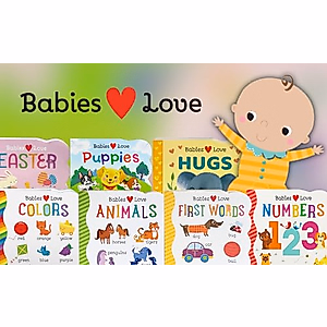 Babies Love Numbers - A First Lift-a-Flap Board Book for Babies and Toddlers Learning about Numbers & Counting, Ages 1-4