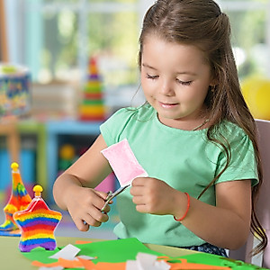 Sand Art Kit for Kids, Glow in the Dark Sand Art Bottles and Necklaces, Arts and Crafts STEM Toys for Boys and Girls, 8 Art Sand Colors Including 2 Glow in the Dark, Craft Gift for Boys and Girls 3+