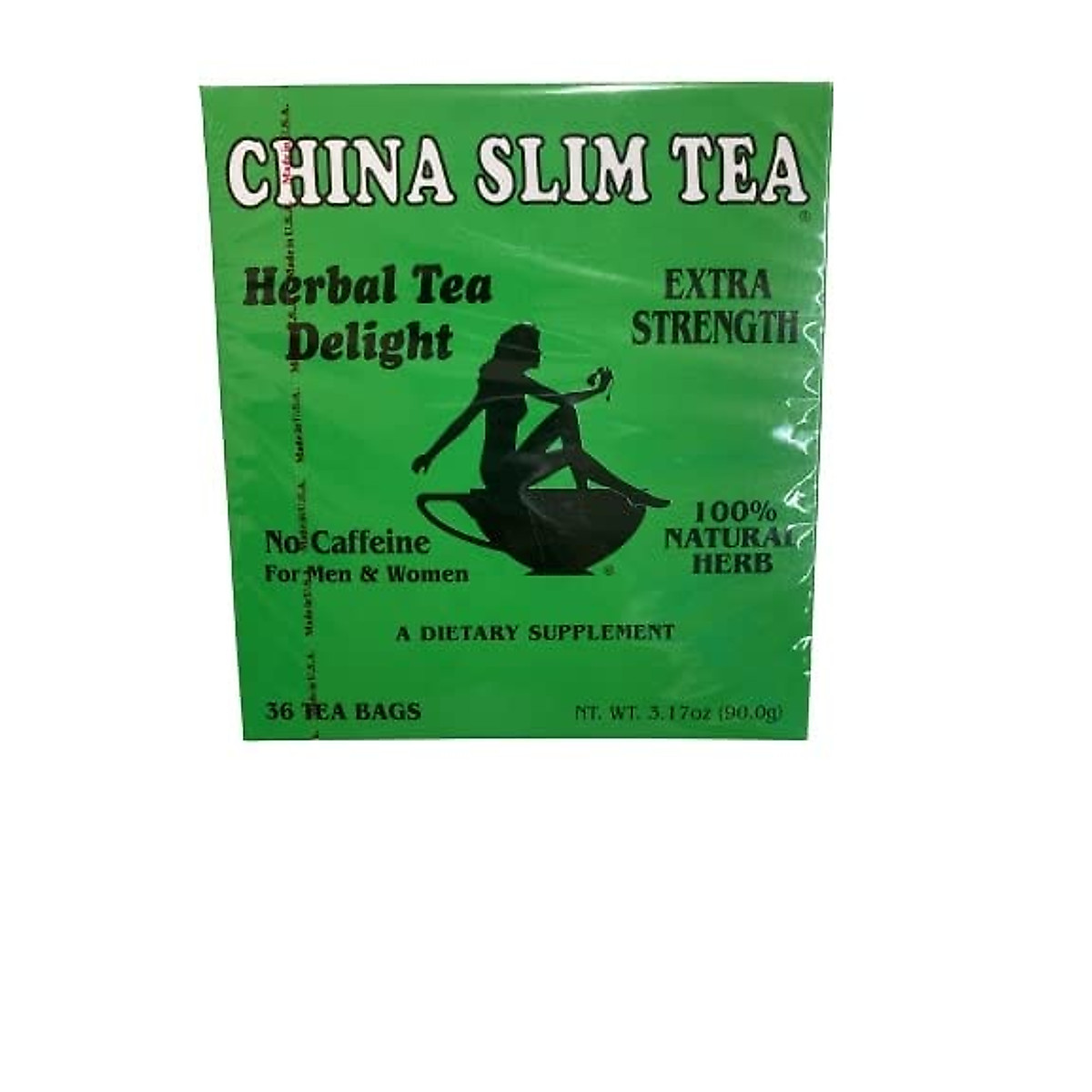China Slim Tea Dieter's Delight 36 Tea Bags NET WT 3.17 OZ (90 g) by the teapot company