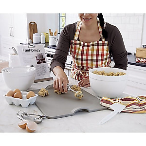 Ice Cream Scoop with Trigger Set of 3, 18/8 Stainless Steel Metal Small Medium Large Cookie Dough Scoop for Baking Melon Ball Cupcakes 1+1.5+2 Tablespoon