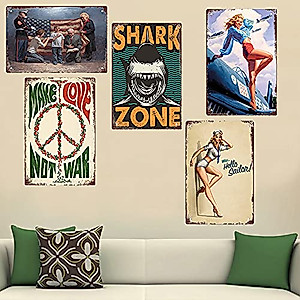 Rosefinch Stone map of Long Island Andrew fare Wall Decor Retro Art Tin Sign Funny Decorations for Home Bar Pub Cafe Farm Room Metal Plaque Poster 8×12 Inch