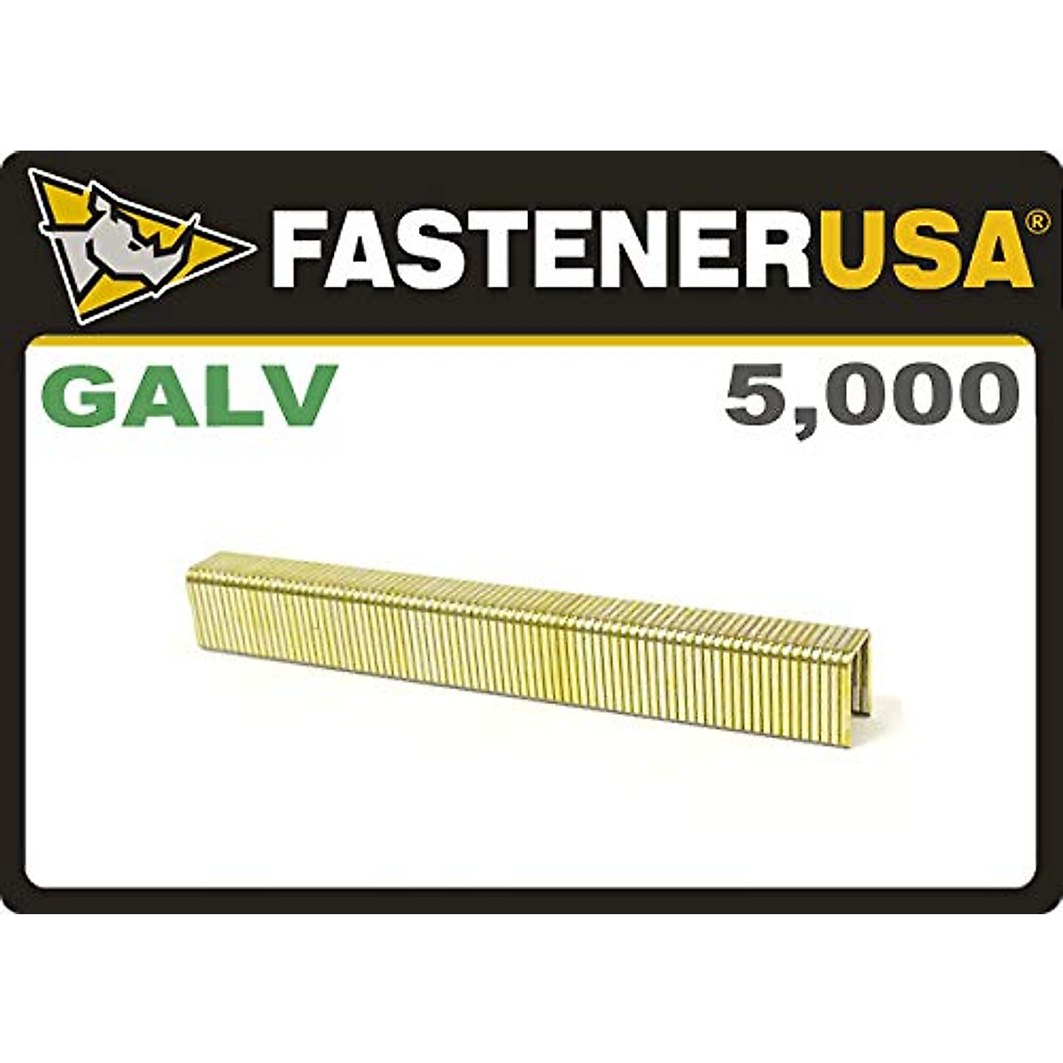 1/2" Leg x 3/8" Crown 18GA Galvanized M08 Staples 5M Box