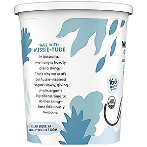 Wallaby Organic Aussie Greek Low Fat Yogurt, Plain, 32 oz. USDA Organic