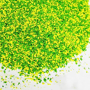 Colorful Tree Powder Model Tree Tufted for DIY Miniature Lowland Model Shrub Bushy Tuft Architecture Building Model Railway Fairy Garden Diorama Scenery, Pack of 6