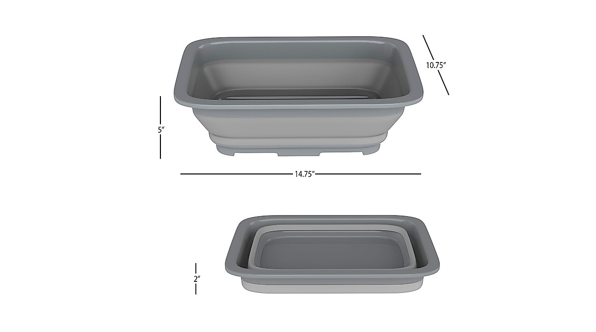 Collapsible Ice Bucket - 10L Multi-Use Outdoor Bin