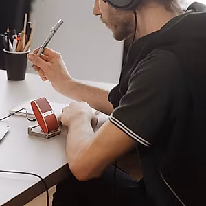 Tula Mics USB C Microphone - Mobile Recording Microphone for Podcasts, Zoom, Home Studio & More - Portable, Noise Reducing External Microphone with Flip Stand - iOS/Android, Mac & PC Mic