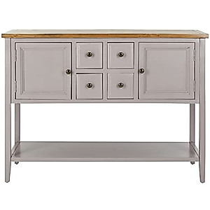 Safavieh American Homes Collection Charlotte Quartz Grey Sideboard