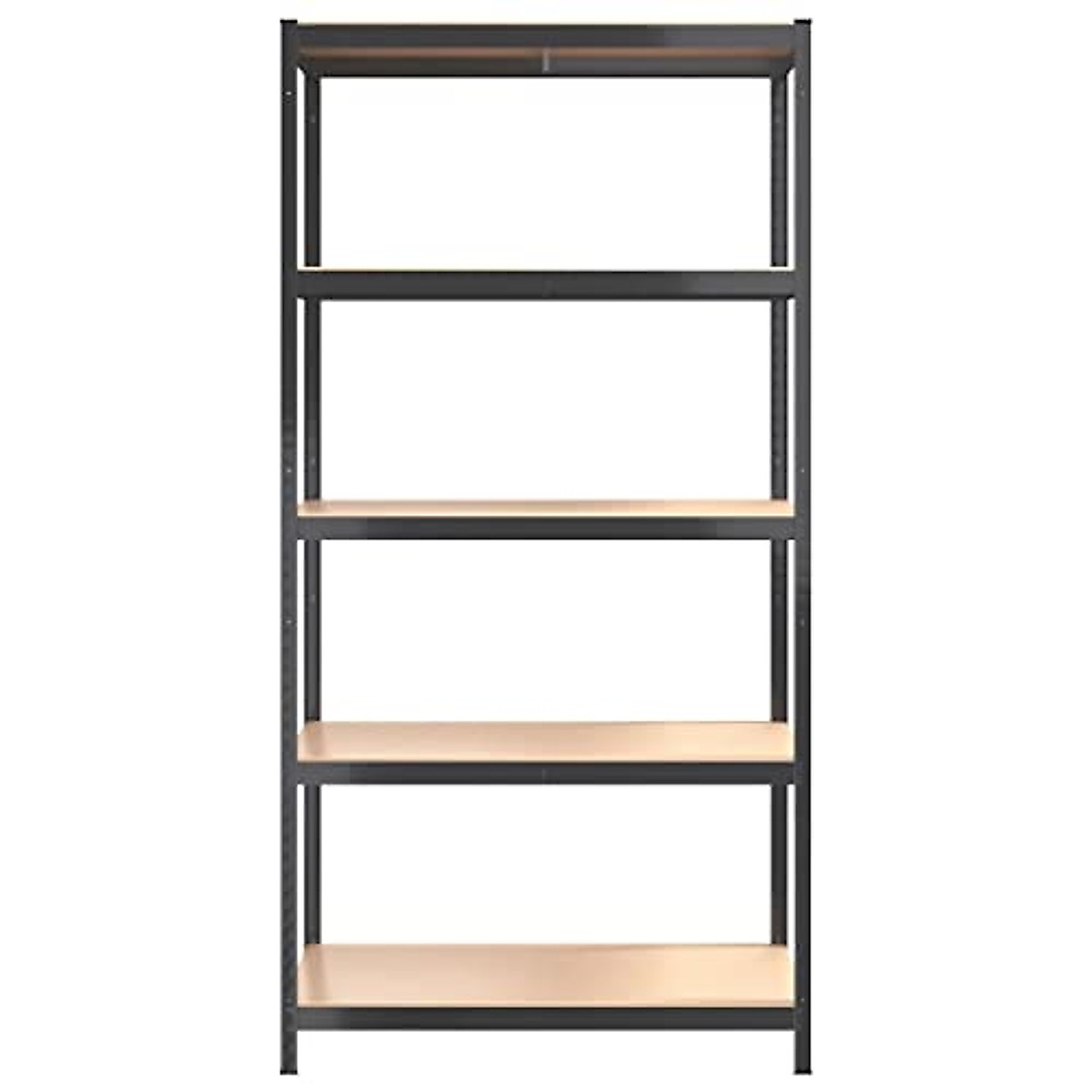 vidaXL 5-Layer Storage Shelf Anthracite Steel&Engineered Wood