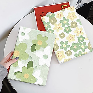 kaidisen Flower Case Compatible with iPad Mini A17 Pro 2024/ iPad Mini 6th Generation 2021 Case Flower Pattern Floral Illustration Cover Auto Sleep Wake Support Pencil Charging,Color 3