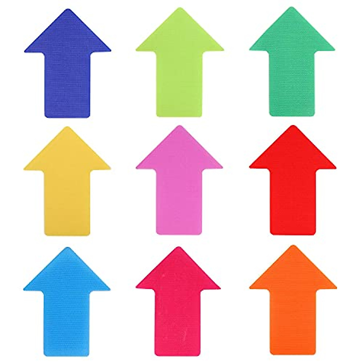 63 Pieces Carpet Markers for Classroom, Social Distancing and Wait Line Up Flexible Group Activity Game (6 Inches)