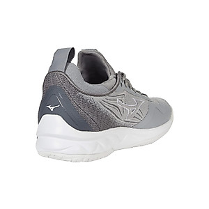 Mizuno 2 Wave Luminous Women's Volleyball Shoe 8 (0800), Grey, 8