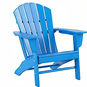 WestinTrends Dylan Outdoor Adirondack Chair (Set of 2) Pacific Blue