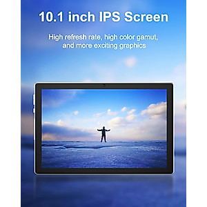 ATOZEE Tablet 10 Inch Android 14 Tablet with Keyboard Tablets Include Case Mouse Stylus 8GB RAM 64GB ROM 1TB Expandable Tablet 2MP+8MP Dual Camera 6000mAh Battery 5G WiFi-6 Bluetooth 2 in 1 Tablet PC