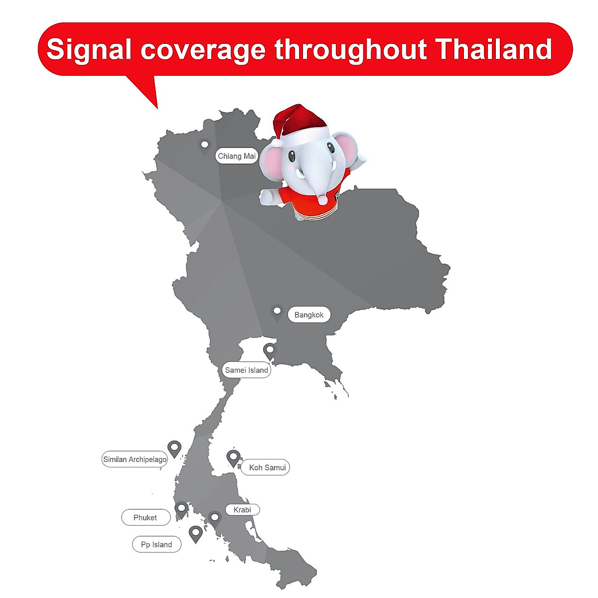 Thailand Travel SIM Card, 8 Days 3GB, Now Upgraded to 15GB, Including 100 Minutes of Local Calls in Thailand, Plug and Play Without Activation