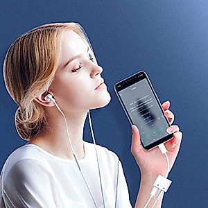 [Apple MFi Certified] Charger Headphones Adapter for iPhone,2 in 1 Belcompany Lightning to 3.5mm Jack Dongle Aux Audio & Charger Splitter Adapter Compatible with iPhone 12/11/XS/XR/X/8/7/iPad/iPod