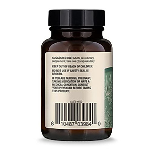 Dr. Mercola Saw Palmetto Dietary Supplement, 30 Servings (30 Capsules), Non GMO, Gluten Free, Soy Free