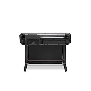 HP DesignJet T650 Large Format 36-inch Plotter Printer, Includes 2-Year Warranty Care Pack (5HB10H), Black