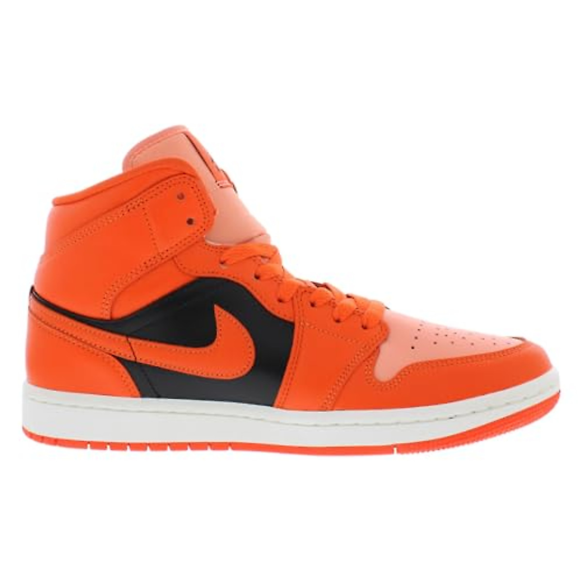 Jordan Womens WMNS Air Jordan 1 MID SE DM3381 600 Orange/Black - Size 10W