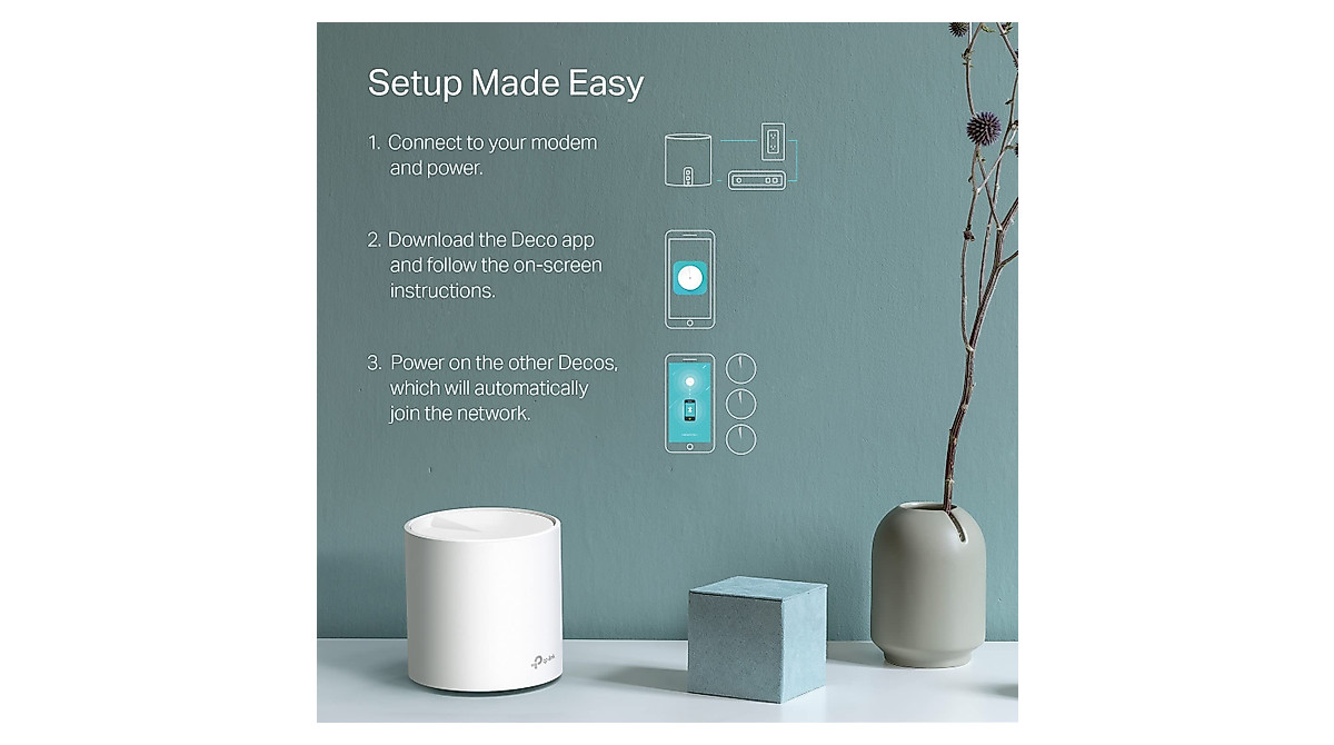 TP-Link Deco WiFi 6 Mesh WiFi System(Deco X20) - Covers up to 4000 Sq ...