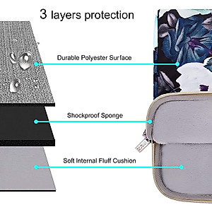MOSISO Laptop Shoulder Bag Compatible with MacBook Air/Pro,13-13.3 inch Notebook,Compatible with MacBook Pro 14 inch 2023-2021 A2779 M2 A2442 M1, Succulent Briefcase Sleeve Case with Belt