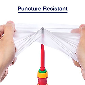 Safe Health Clear Vinyl Exam Gloves,S M L XL,100-Count 3 Mil Medical-Disposable Powder-Free Latex-Free Nursing-Office-Law Enforcement,Clear Large (L) Box of 100,FIY1043G