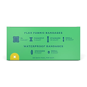 Welly Bandage Family Pack | Adhesive Flexible Fabric & Waterproof Bandages | Assorted Shapes and Patterns for Minor Cuts, Scrapes, and Wounds - 80 Count
