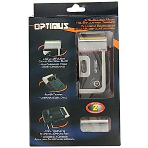 Optimus 50015 Rechargeable Pocket Palm Shaver, Black
