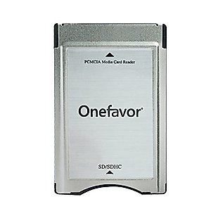 Onefavor for Mercedes-Benz Command System PCMCIA Memory Card Adapter for Honda CR-V, CR-Z, Civic Navigation System SD/SDHC Card to PC Card Converter UP to 32GB