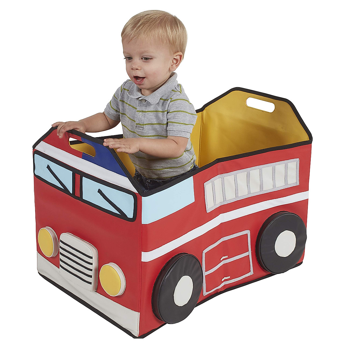 ECR4Kids SoftZone My Safe Space Toy School Bus for Kids
