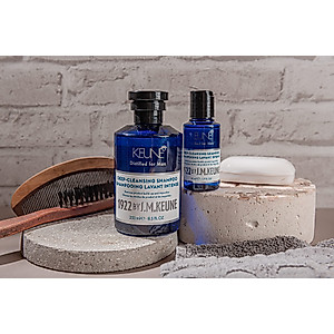 1922 by J.M. Keune Deep Cleansing Shampoo, Clarifying & Strengthening Cleanser for Men, 8.5 Fl Oz