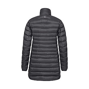 Mountain Warehouse Alaskan Womens Long 3 in 1 Jacket Jet Black Womens Size 8 US