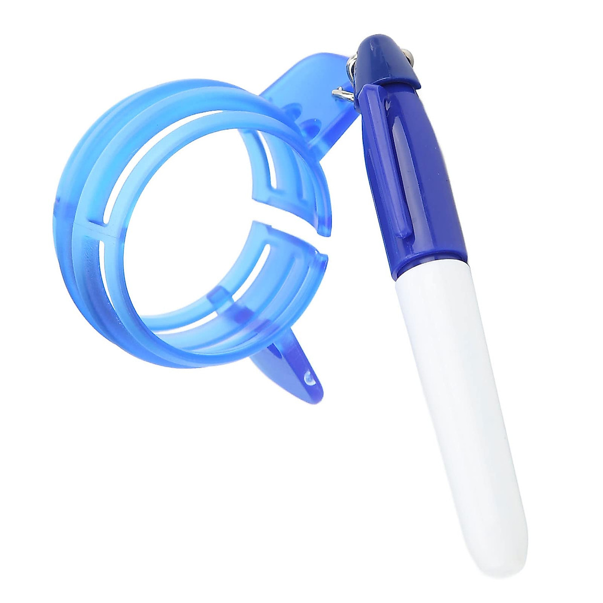 Shanrya Golf Ball Line Marker, Compact Golf Ball Liner 360° Drawing Practical Waterproof for General Purpose(Blue)